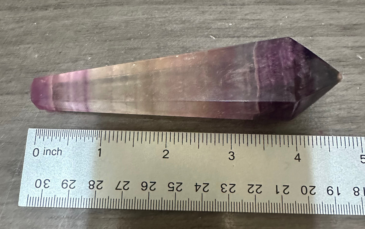 Purple Fluorite Scepter Wand #4| Gems & Minerals Rock Shop