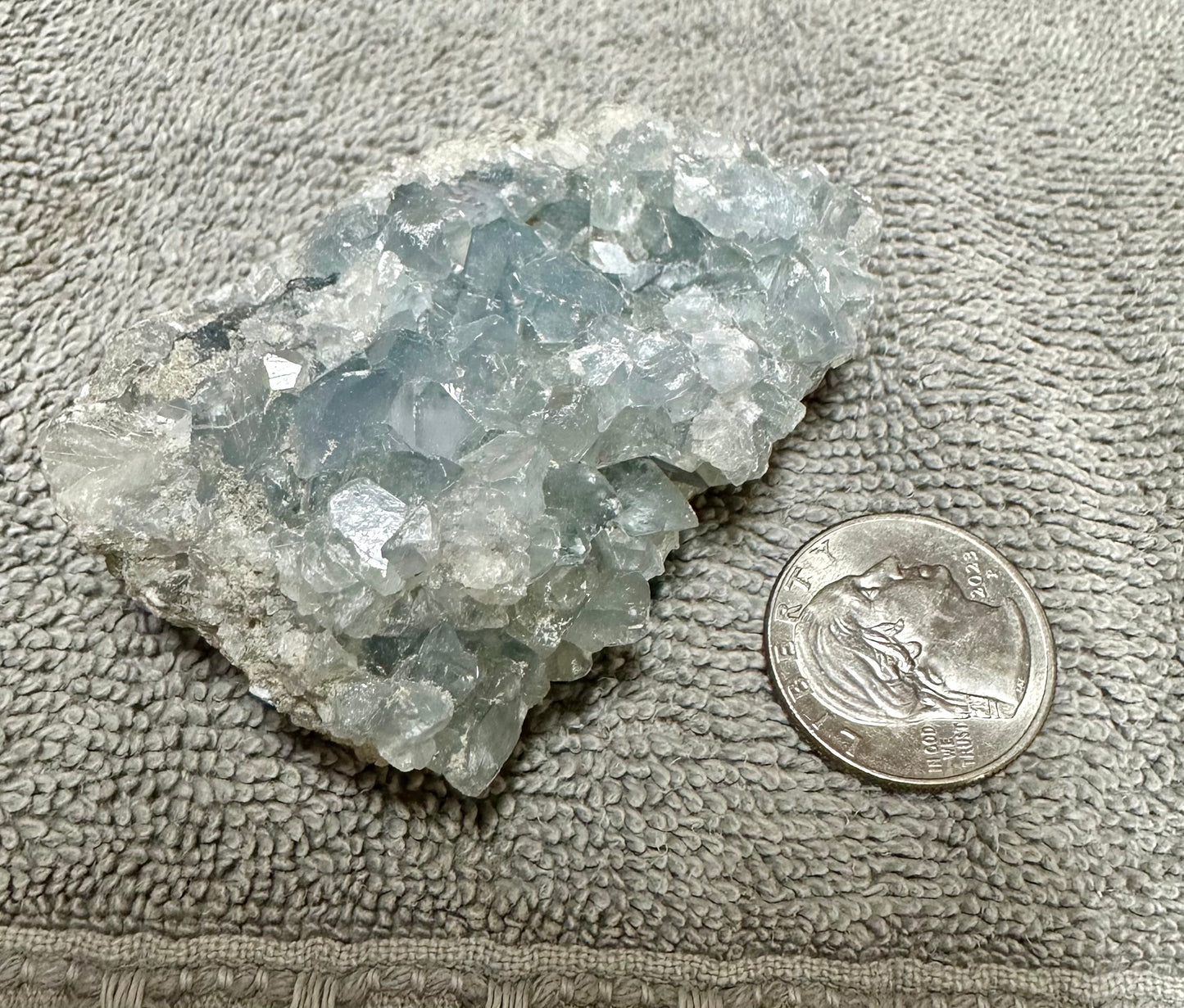 Celestite Cluster Specimen #1 – Gems & Minerals Rock Shop