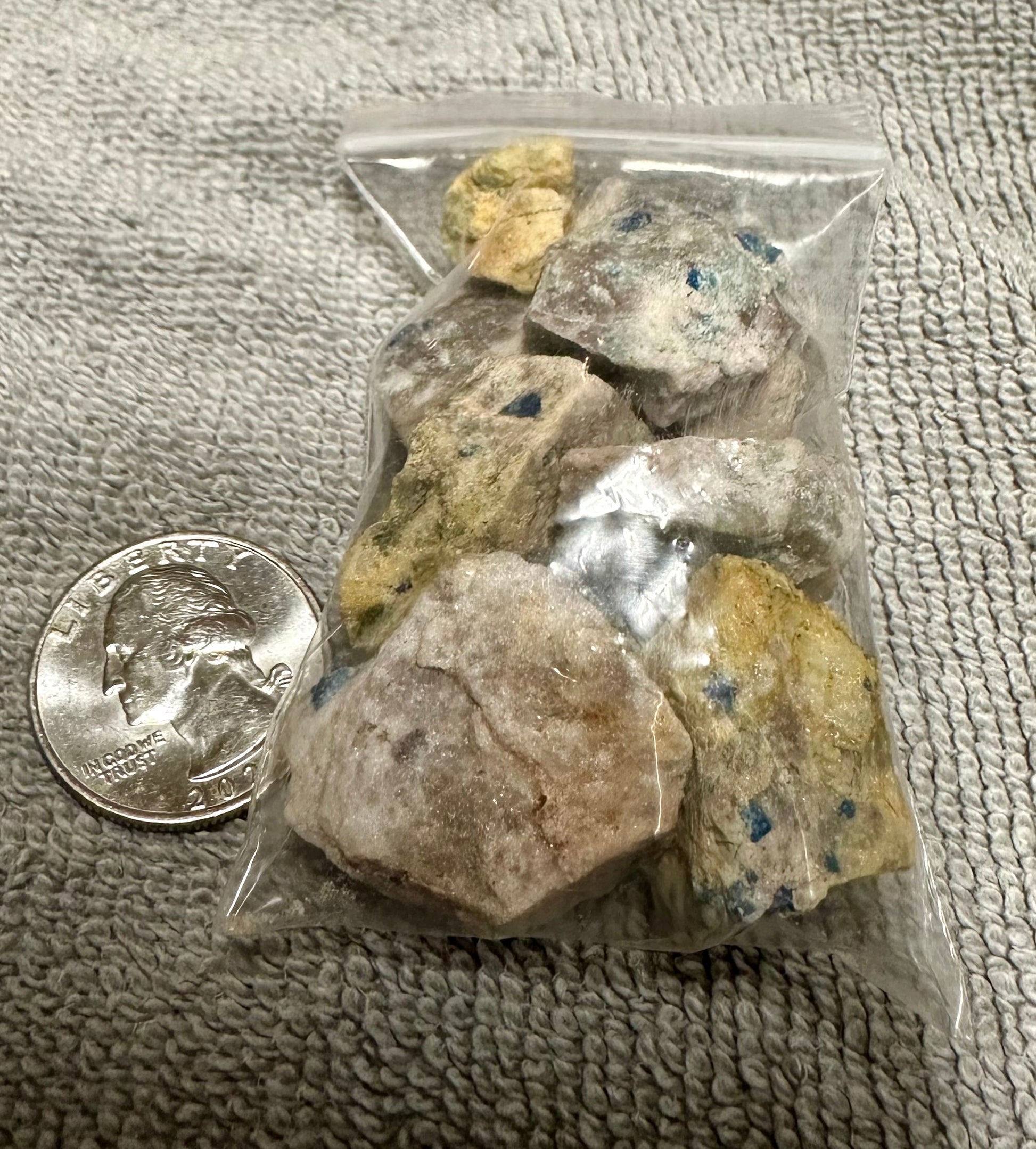 Lazulite Specimen Pack #1 Graves Mountain – Gems & Minerals Rock Shop