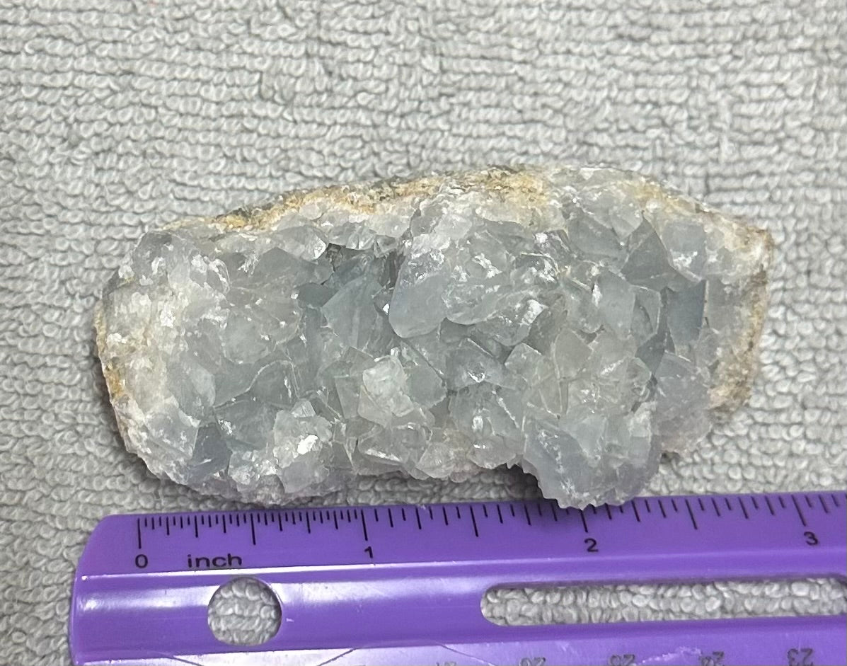 Celestite Cluster Specimen #4 – Gems & Minerals Rock Shop