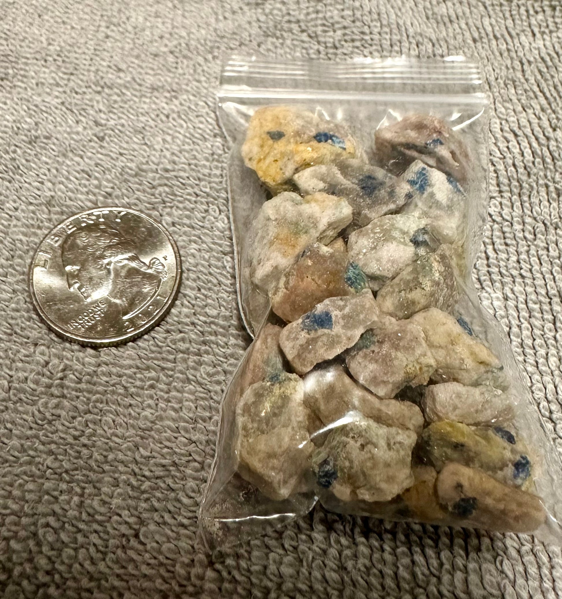 Lazulite Specimen Pack #3 Graves Mountain – Gems & Minerals Rock Shop