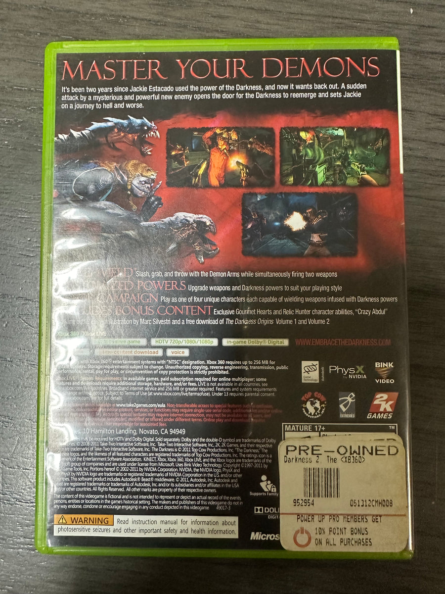 Xbox 360 The Darkness 2| Gems & Minerals Rock