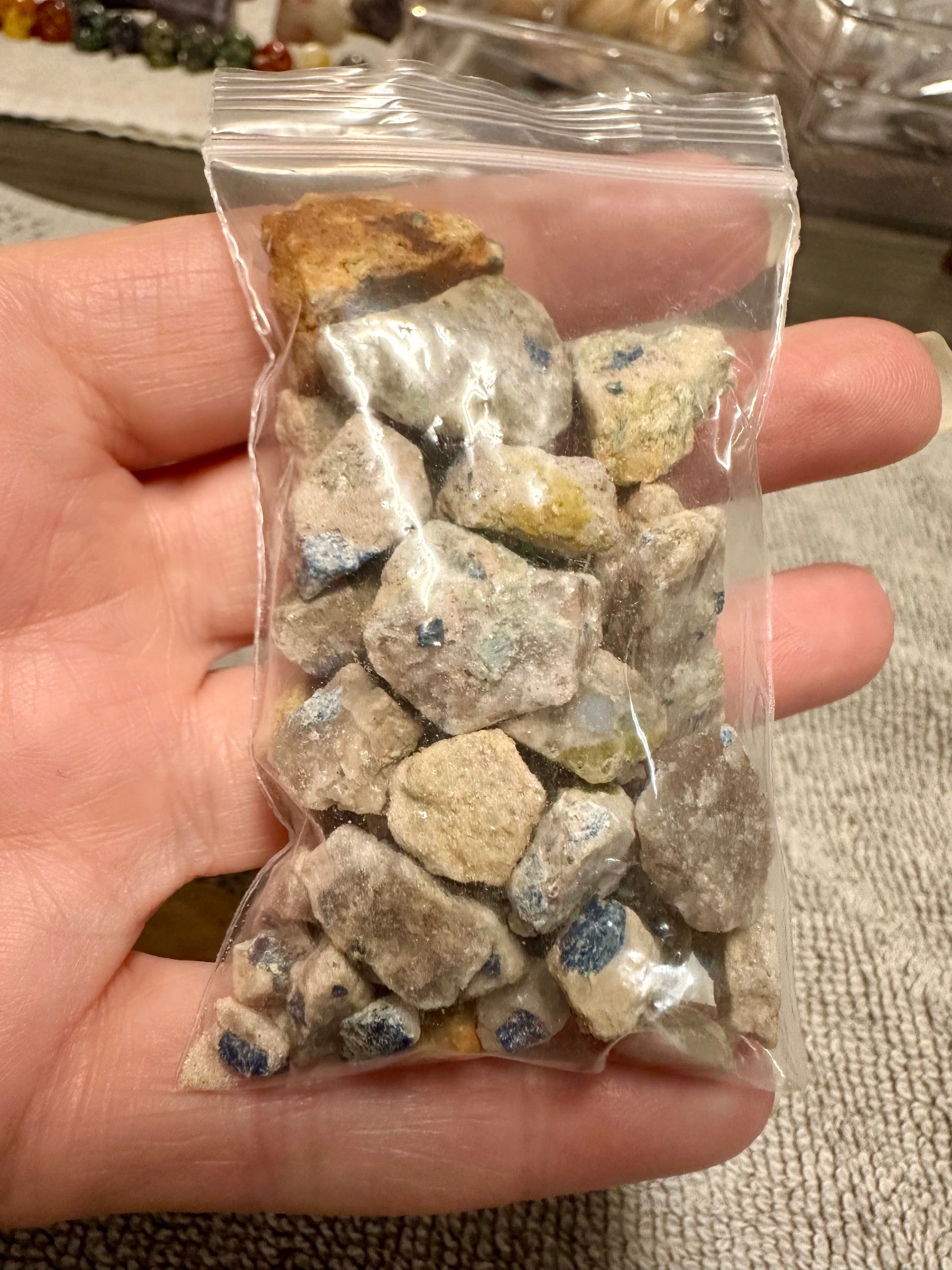 Lazulite Specimen Pack #2 Graves Mountain – Gems & Minerals Rock Shop
