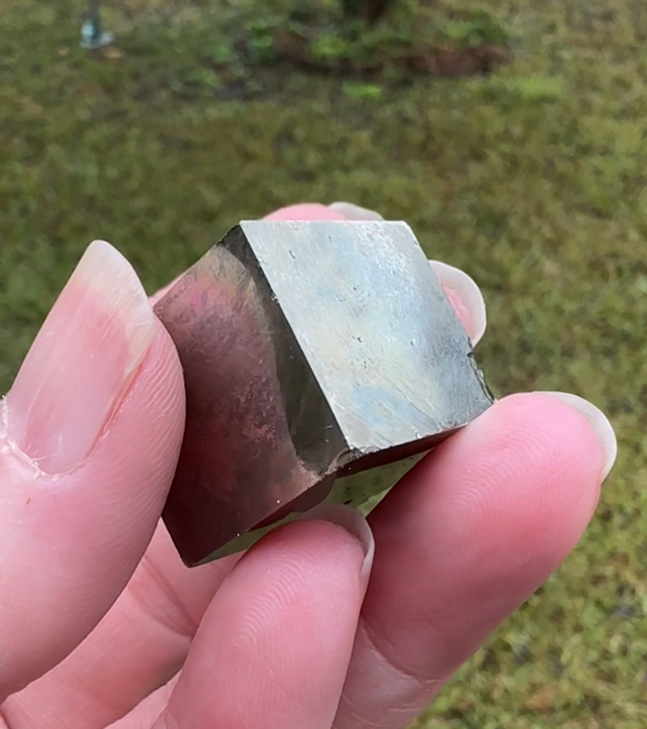 Natural Pyrite Cube – Gems & Minerals Rock Shop