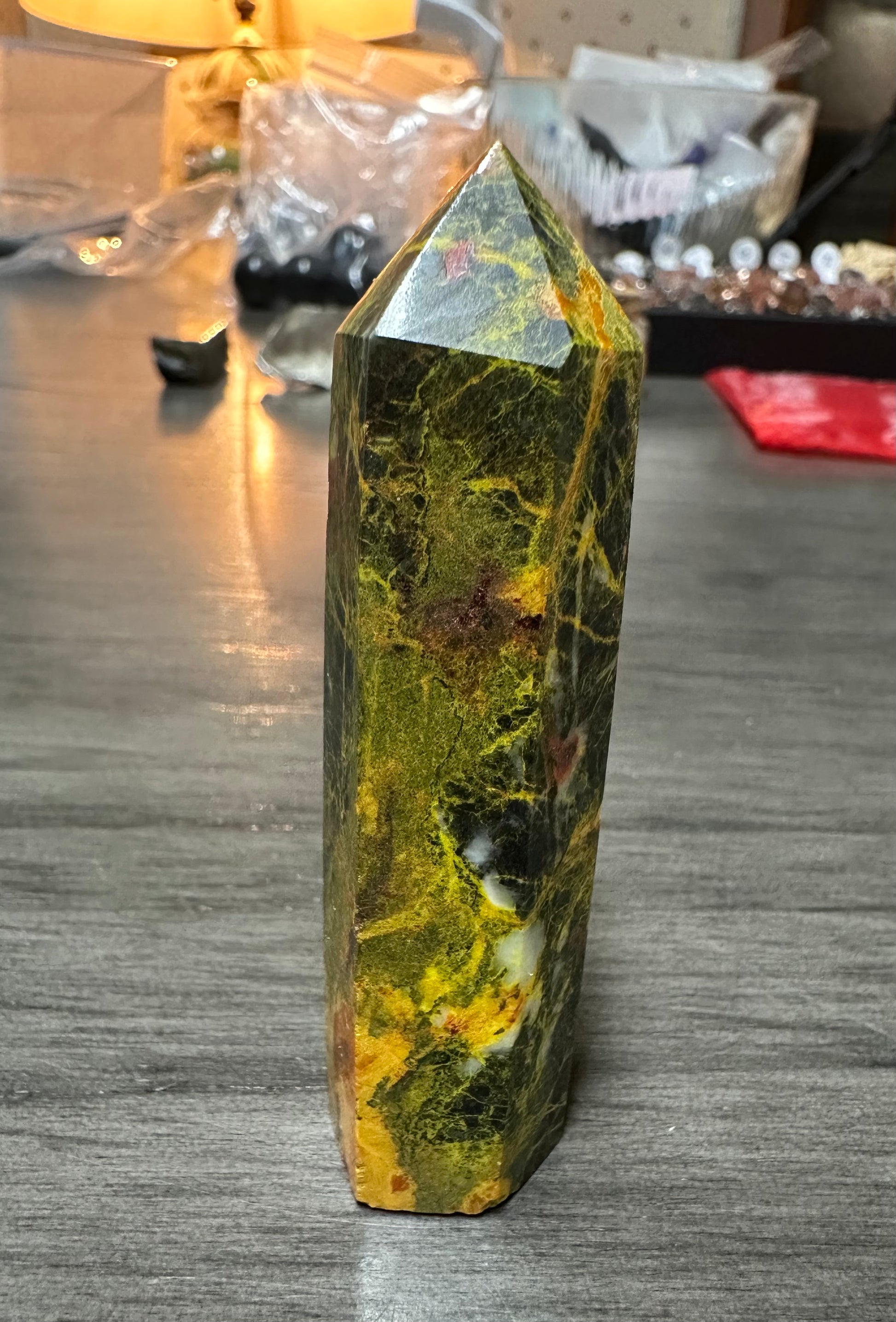 Realgar Tower #1 – Gems & Minerals Rock Shop