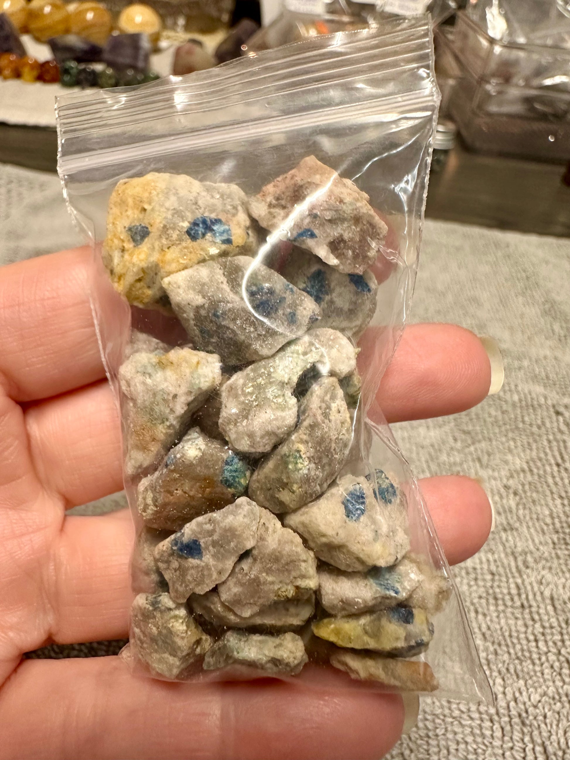 Lazulite Specimen Pack #3 Graves Mountain – Gems & Minerals Rock Shop