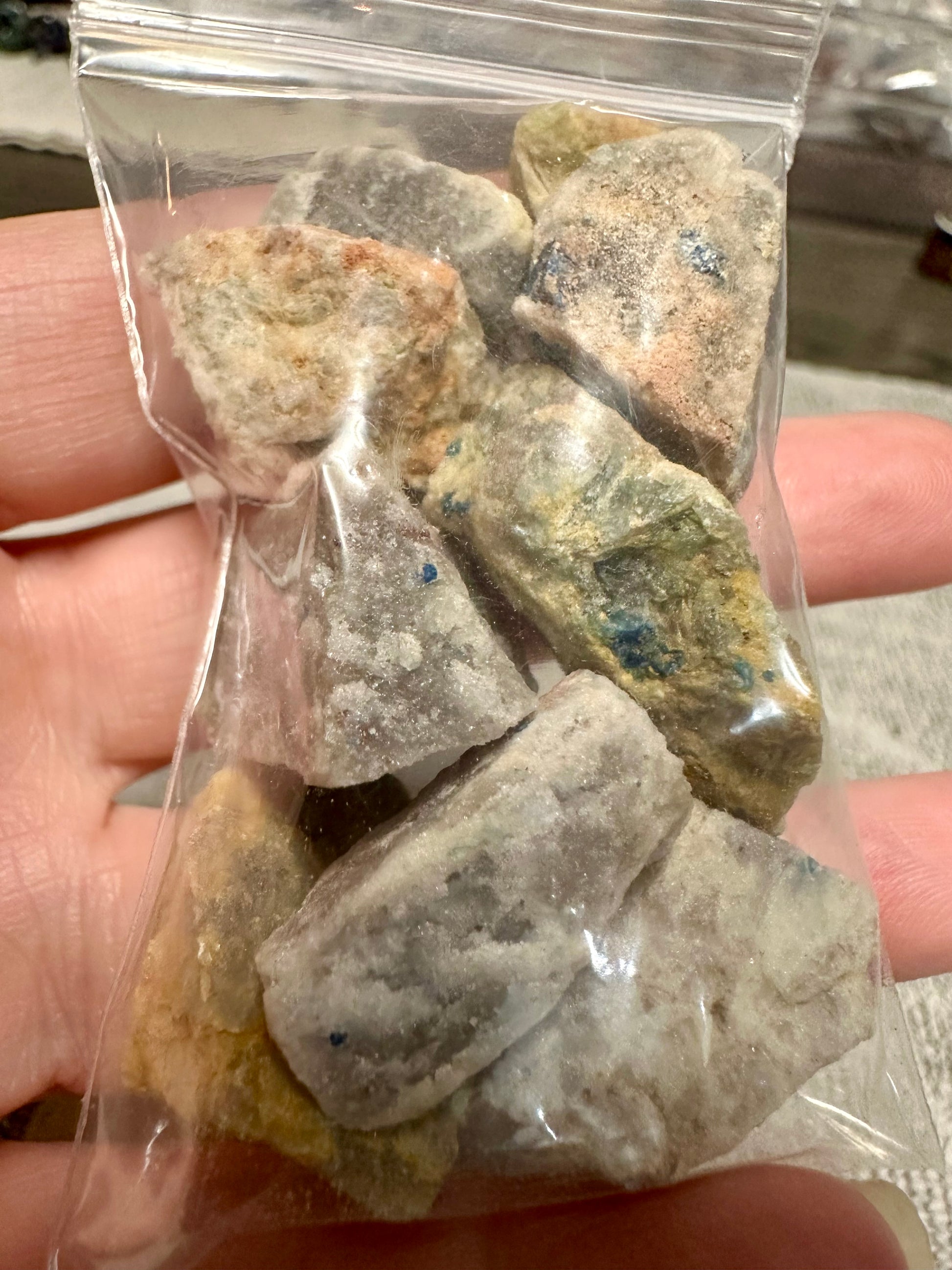 Lazulite Specimen Pack #1 Graves Mountain – Gems & Minerals Rock Shop