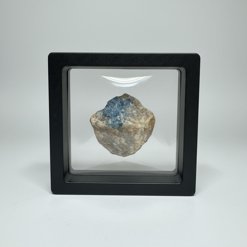 Lazulite Specimen from Graves Mountain Ga in Case – Gems & Minerals ...