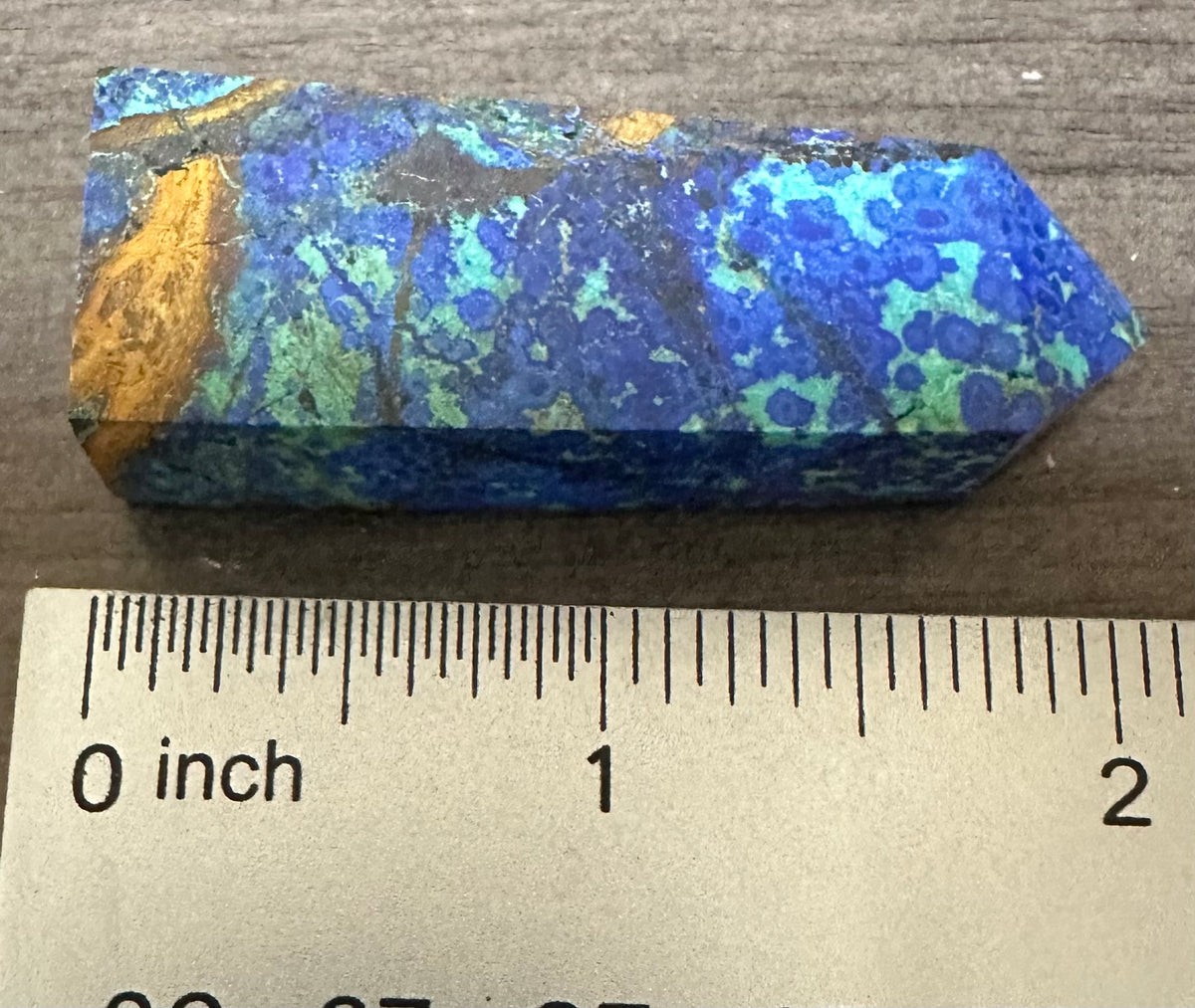Azurite Mixed Malachite Point #7| Gems & Minerals Rock