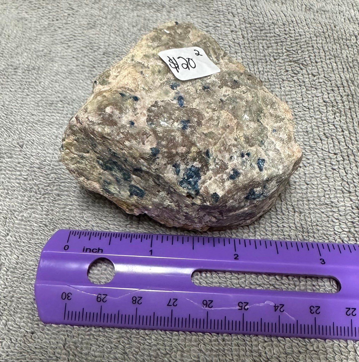 Lazulite Specimen, Graves Mountain #2 – Gems & Minerals Rock Shop
