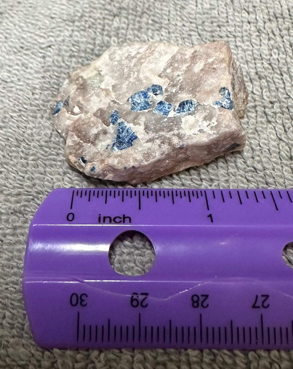 Lazulite Specimen, Graves Mountain #4| Gems & Minerals Rock