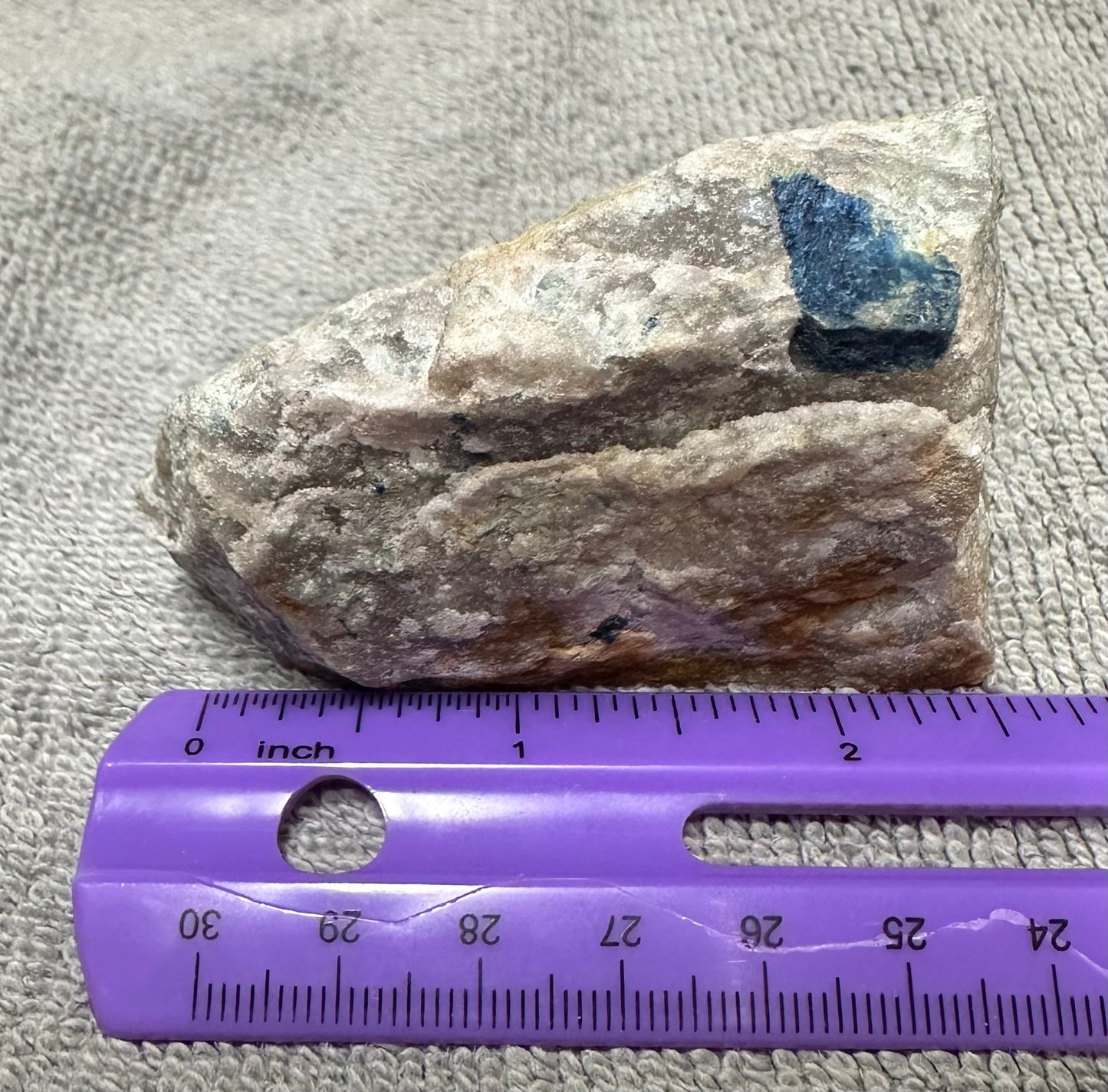 Lazulite Specimen, Graves Mountain #3 – Gems & Minerals Rock Shop