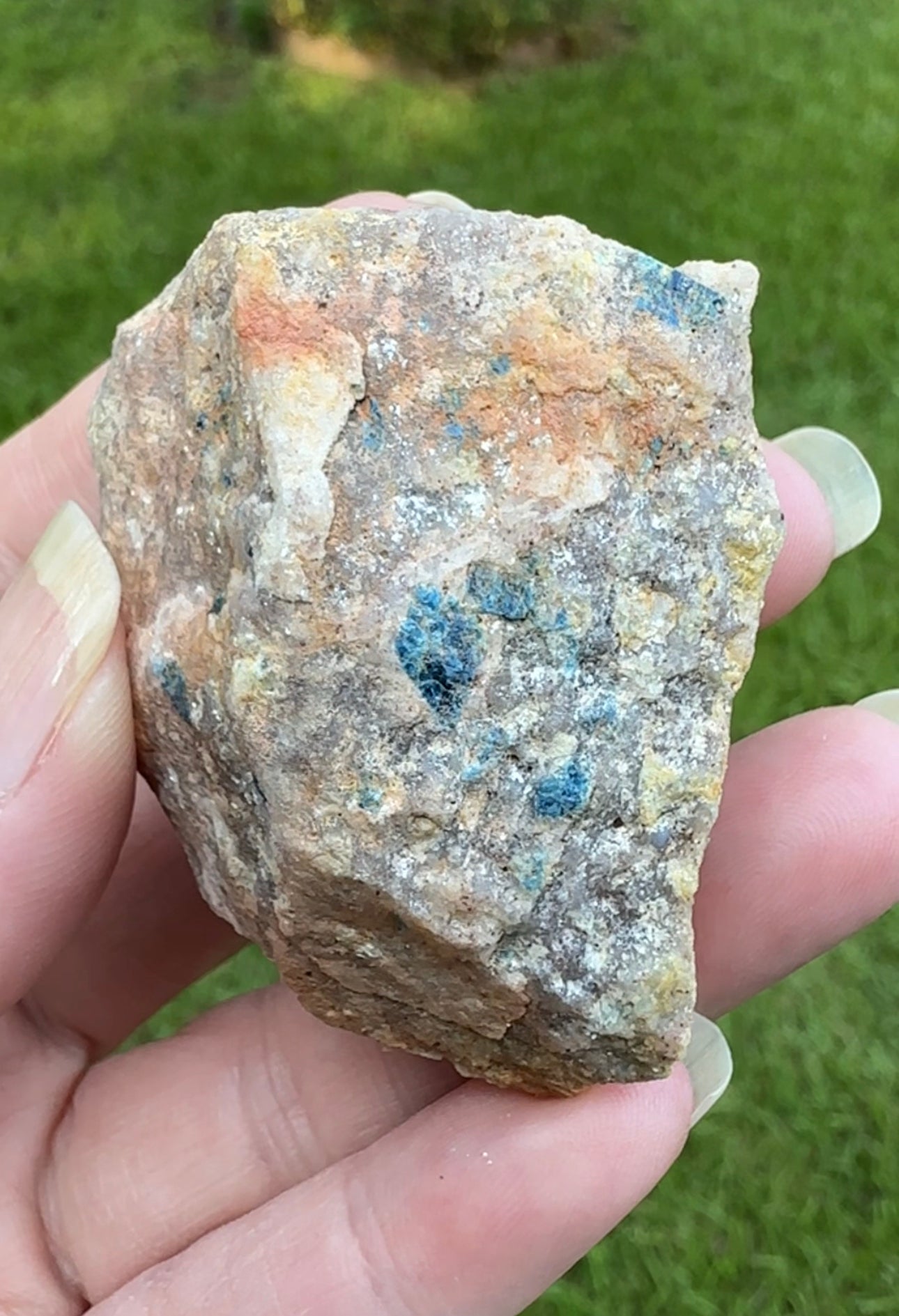 Lazulite Specimen, Graves Mountain #21 – Gems & Minerals Rock Shop