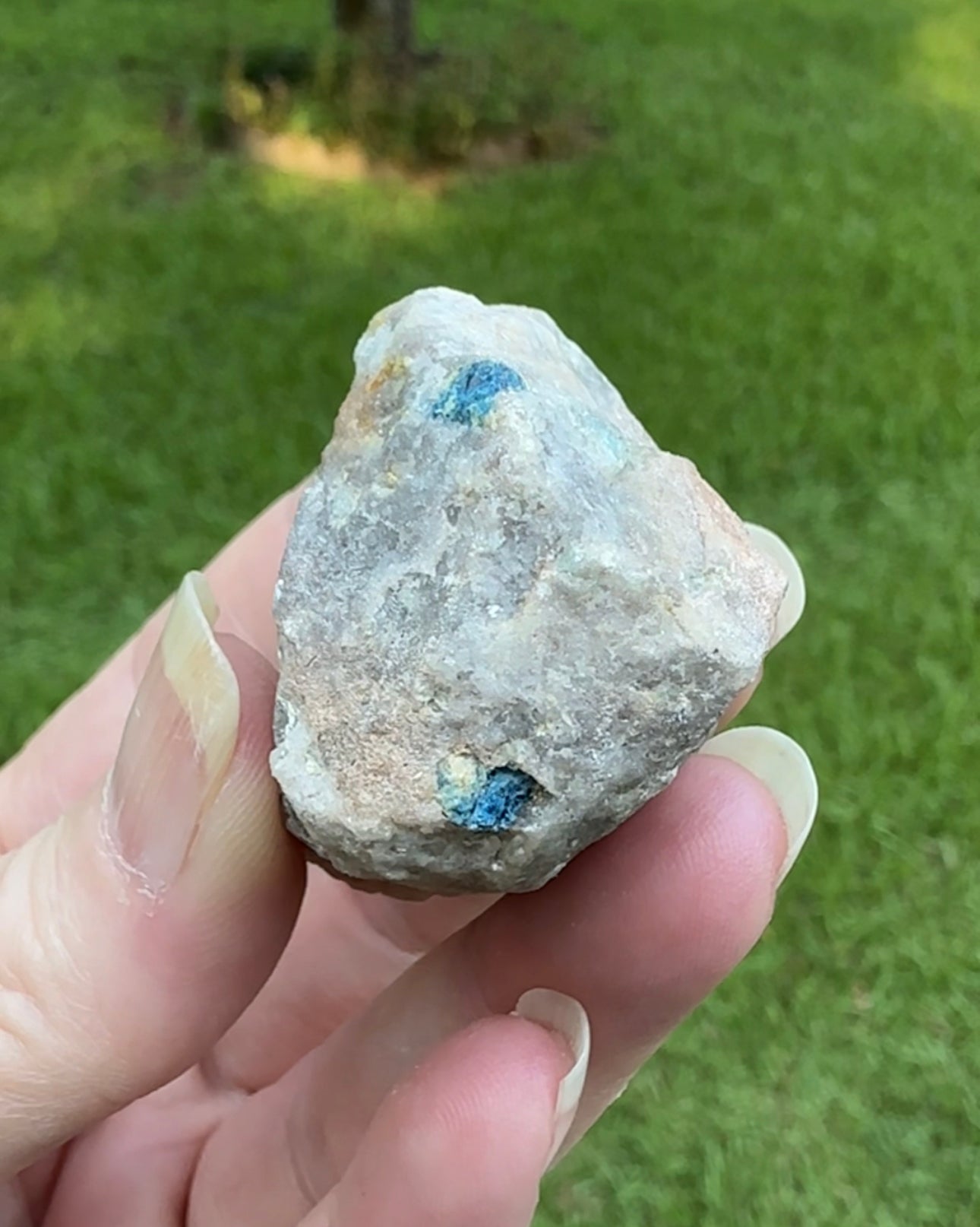 Lazulite Specimen, Graves Mountain #22 – Gems & Minerals Rock Shop
