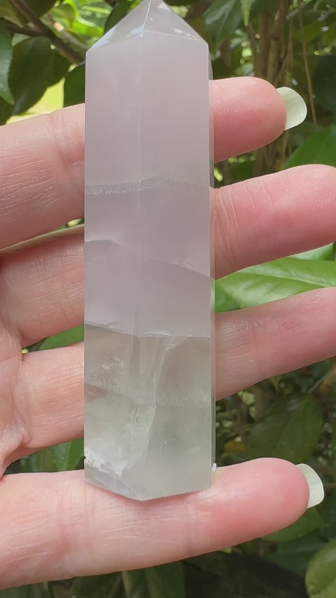 Yttrium Fluorite Obelisk Tower #4 – Gems & Minerals Rock Shop